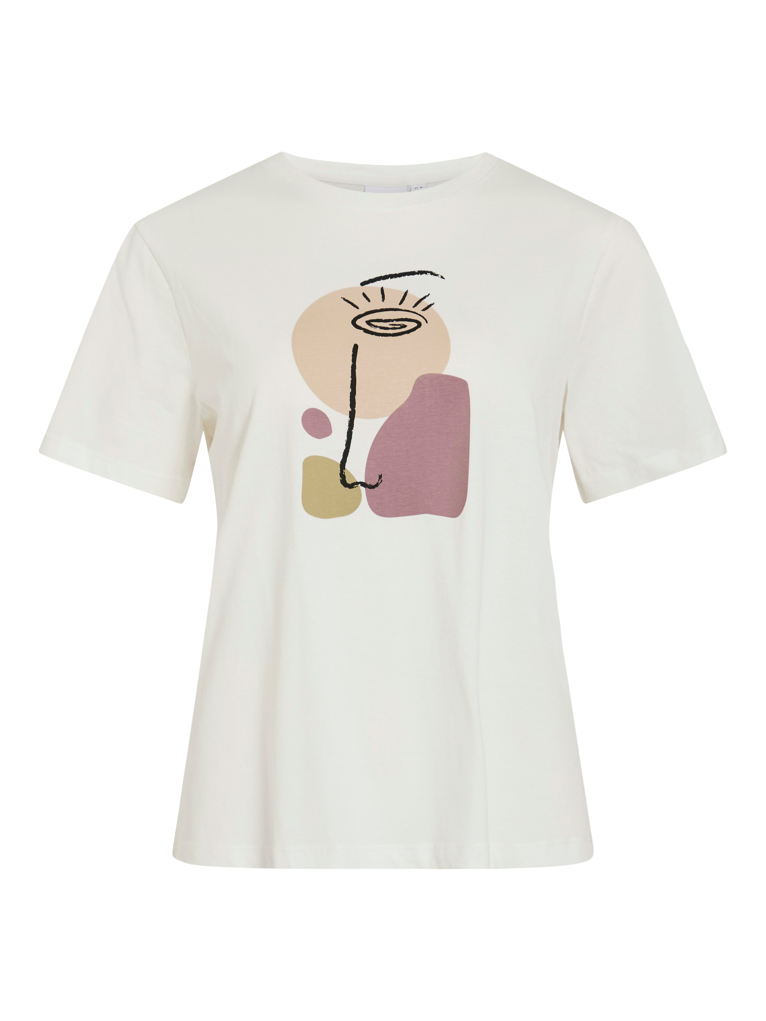 Libby Graphic T-Shirt (Snow White/Face) | Love Cherish | T-Shirt
