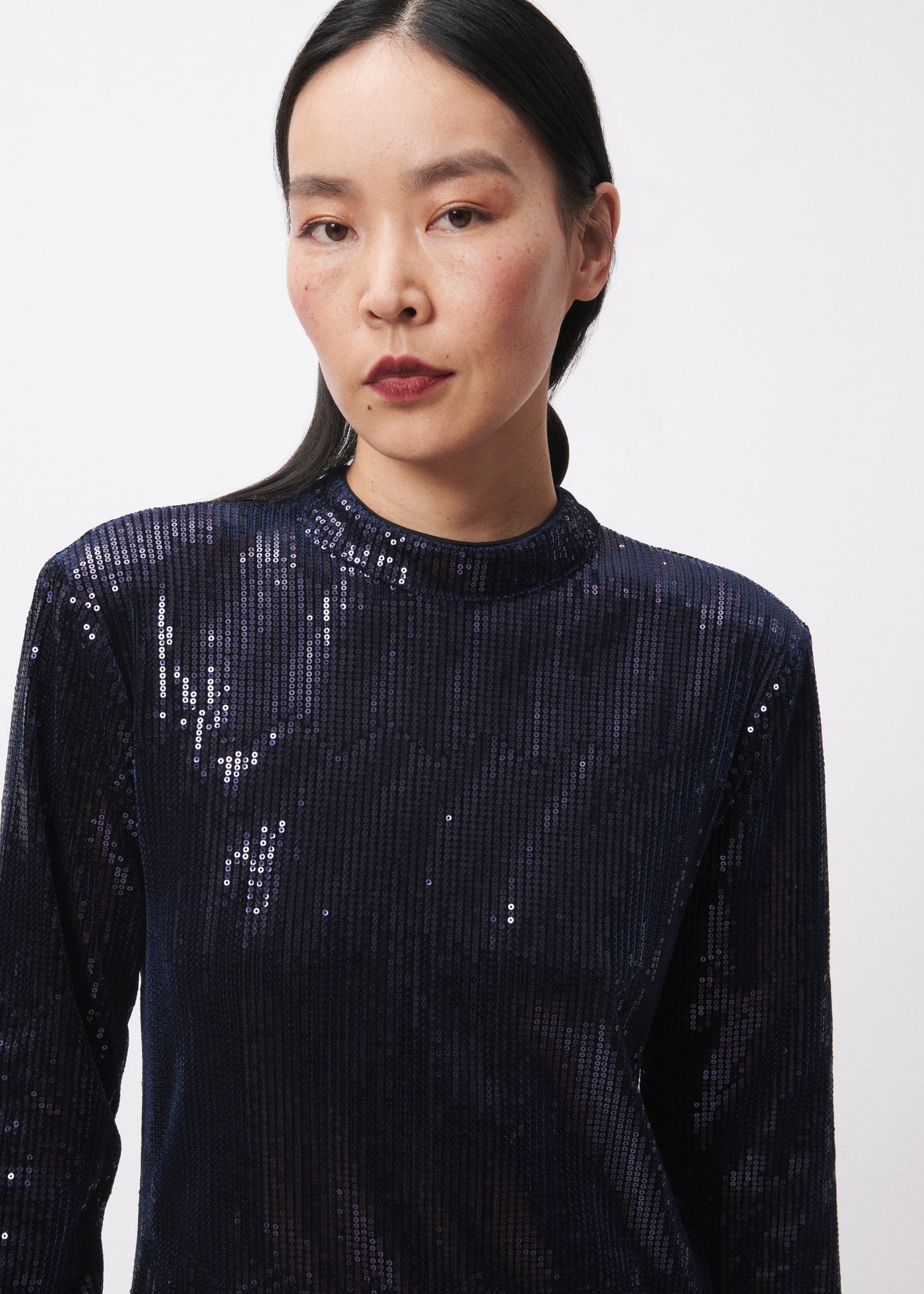 MADY SEQUIN DRESS (MARINE BLUE) | Love Cherish | Dress